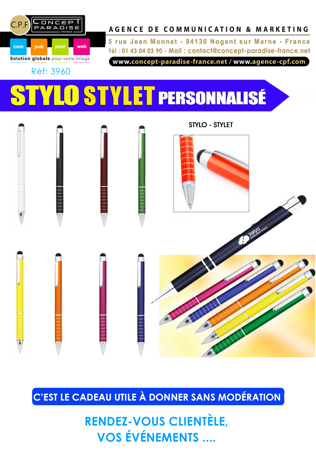 Stylo Stylet prénium – Concept Paradise France